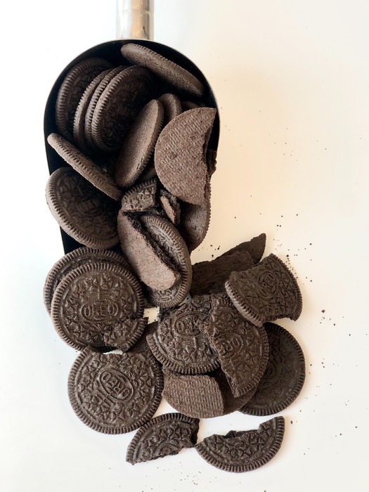 Galleta oreo sin relleno